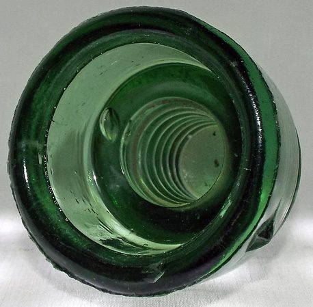 Insulator CD133-010 Lime Green STAR Insulator-MINT+ – Bob's BottleMania